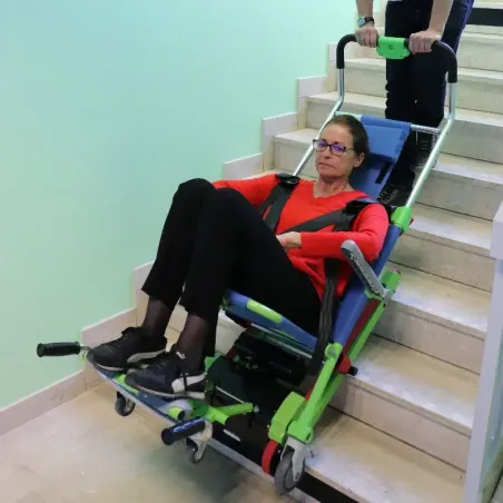 Siège d'évacuation PMR à batterie pour escaliers - Dès 4 372,90 € HT